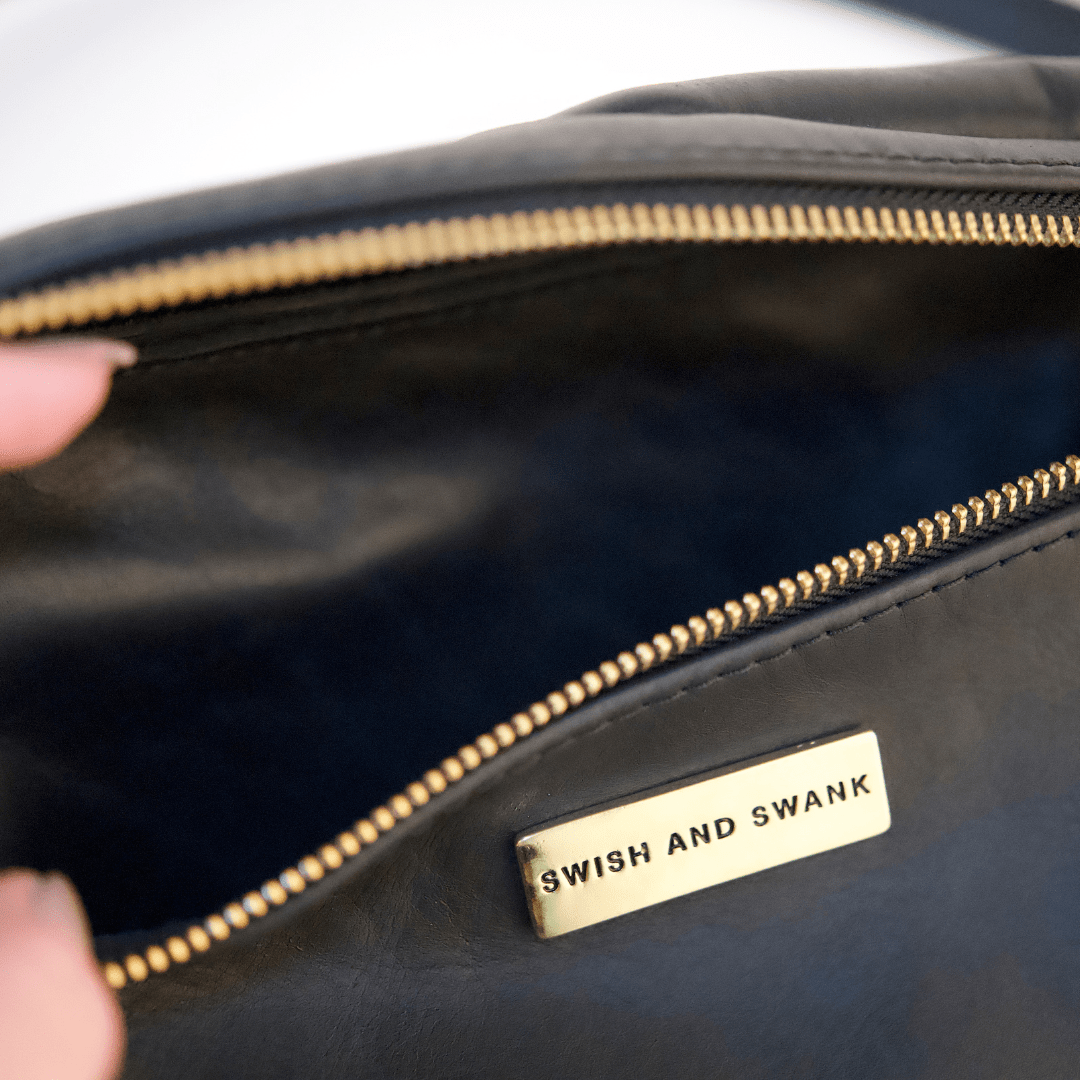 Genuine Leather Belt Bag | Crossbody Bag – SWISH AND SWANK